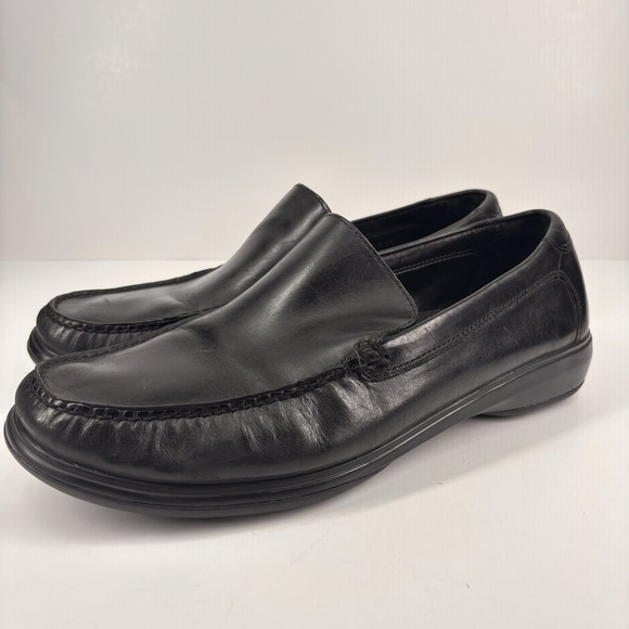 Cole Haan | Shoes | Cole Haan Mens 1m Black Leather Driving Loafers ...